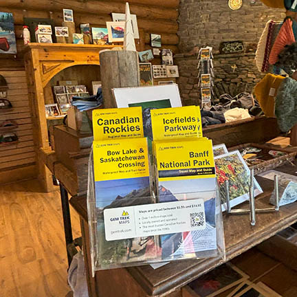 Acrylic Map Stands - Gem Trek Maps